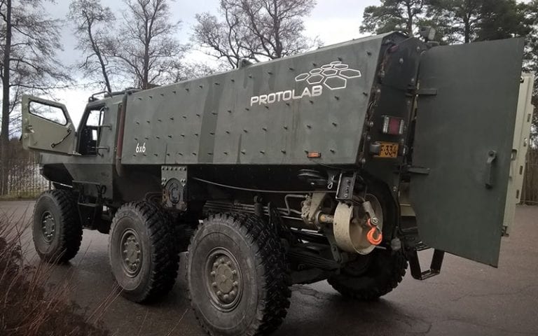 Финский бронеавтомобиль-вездеход Protolab PMPV 6x6 MiSu