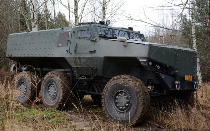 Финский бронеавтомобиль-вездеход Protolab PMPV 6x6 MiSu