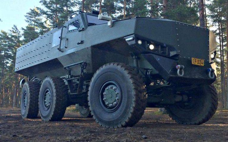 Финский бронеавтомобиль-вездеход Protolab PMPV 6x6 MiSu